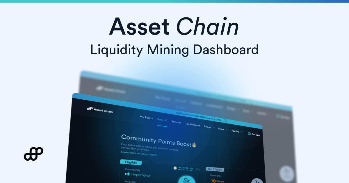 Asset Chain Liquidity Dashboard